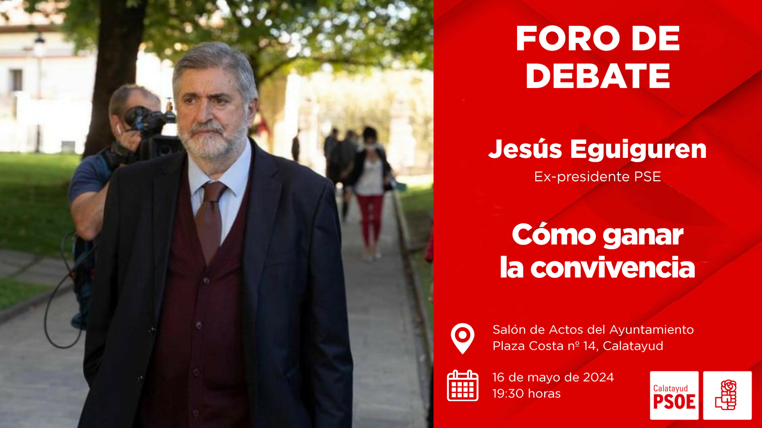 Foro de Debate en Calatayud, con JESÚS EGUIGUREN con el título de CÓMO ...